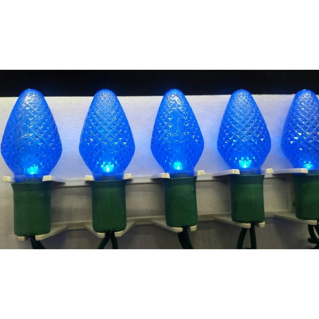 Blue Led Light String Set of 25 Lights C7 - Walmart.com