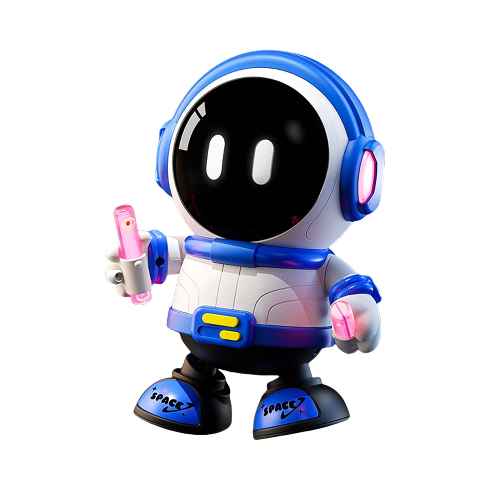 Blue Dancing Astronaut Robot Toy With Music Lights 7.87 X 5.63 X 4.53 ...