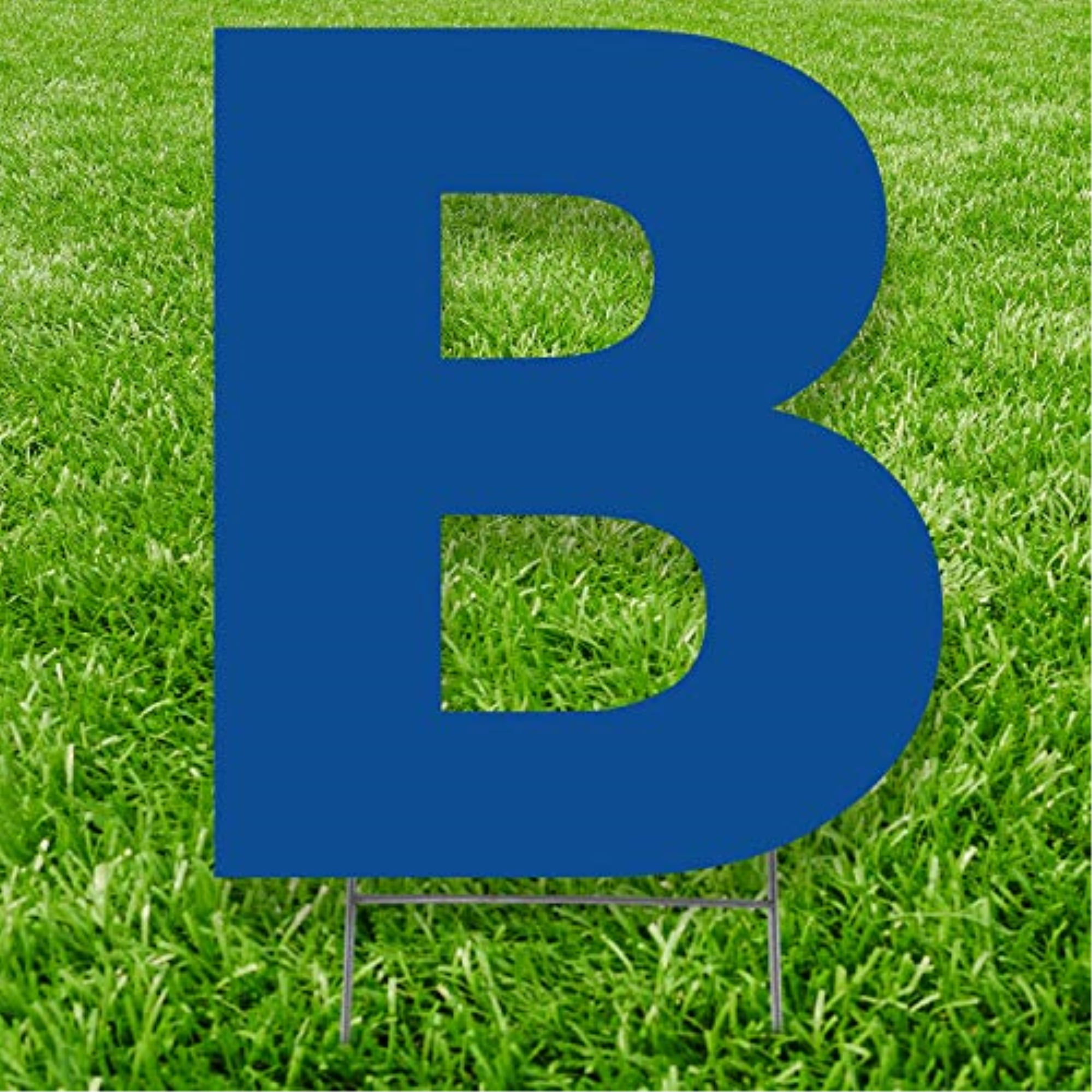 Blue Letter B 20 inches tall - Walmart.com