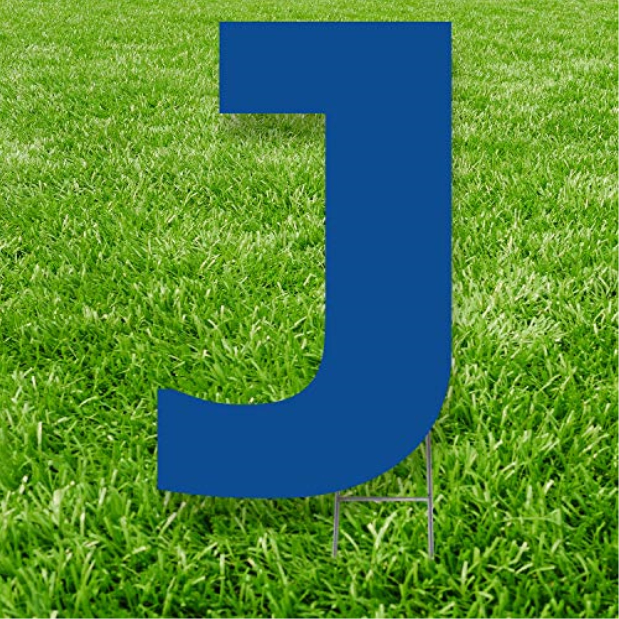 Blue Letter J 20 inches tall - Walmart.com