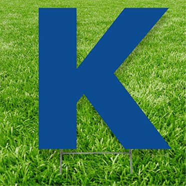 Blue Letter L 20 inches tall - Walmart Business Supplies