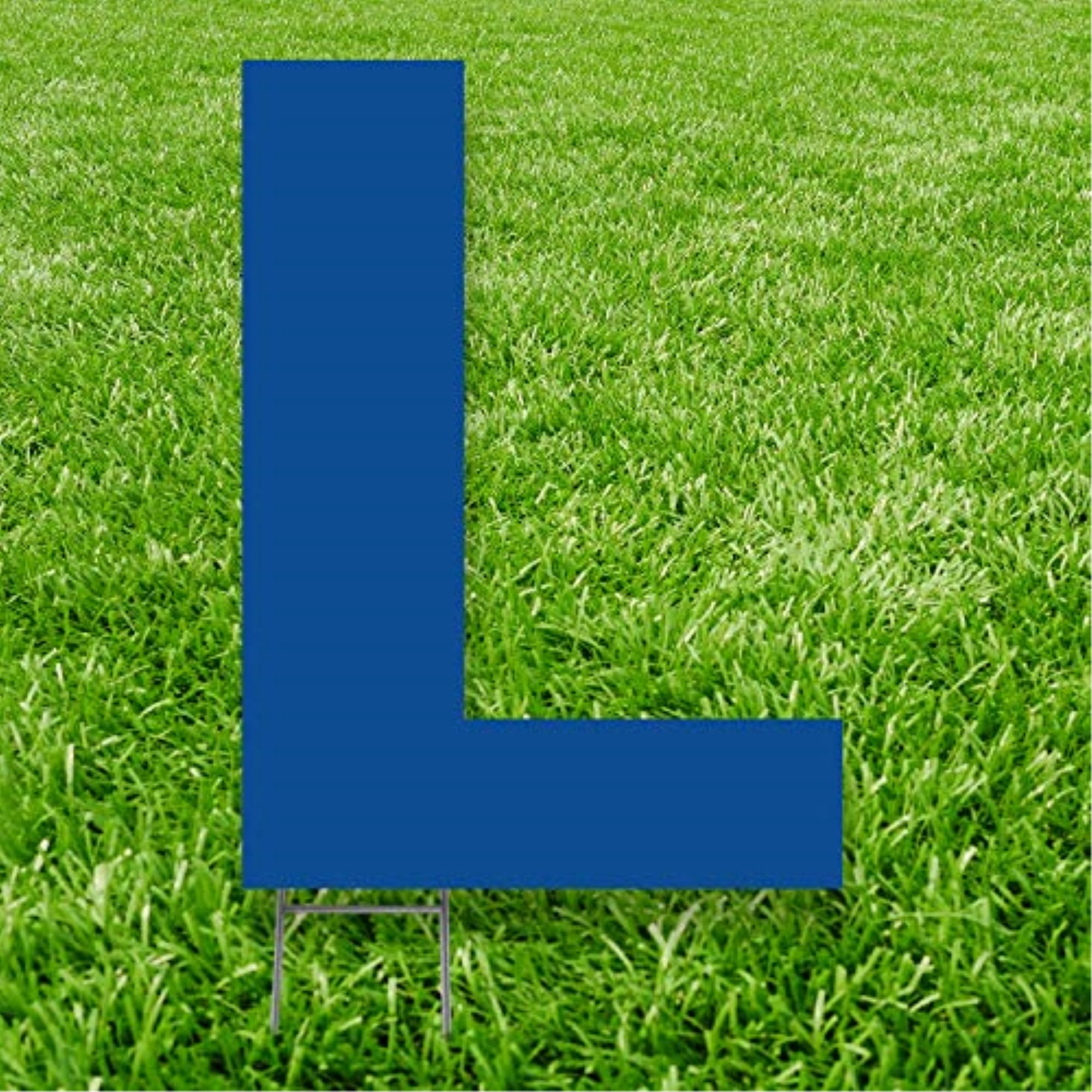 Blue Letter L 20 inches tall - Walmart Business Supplies