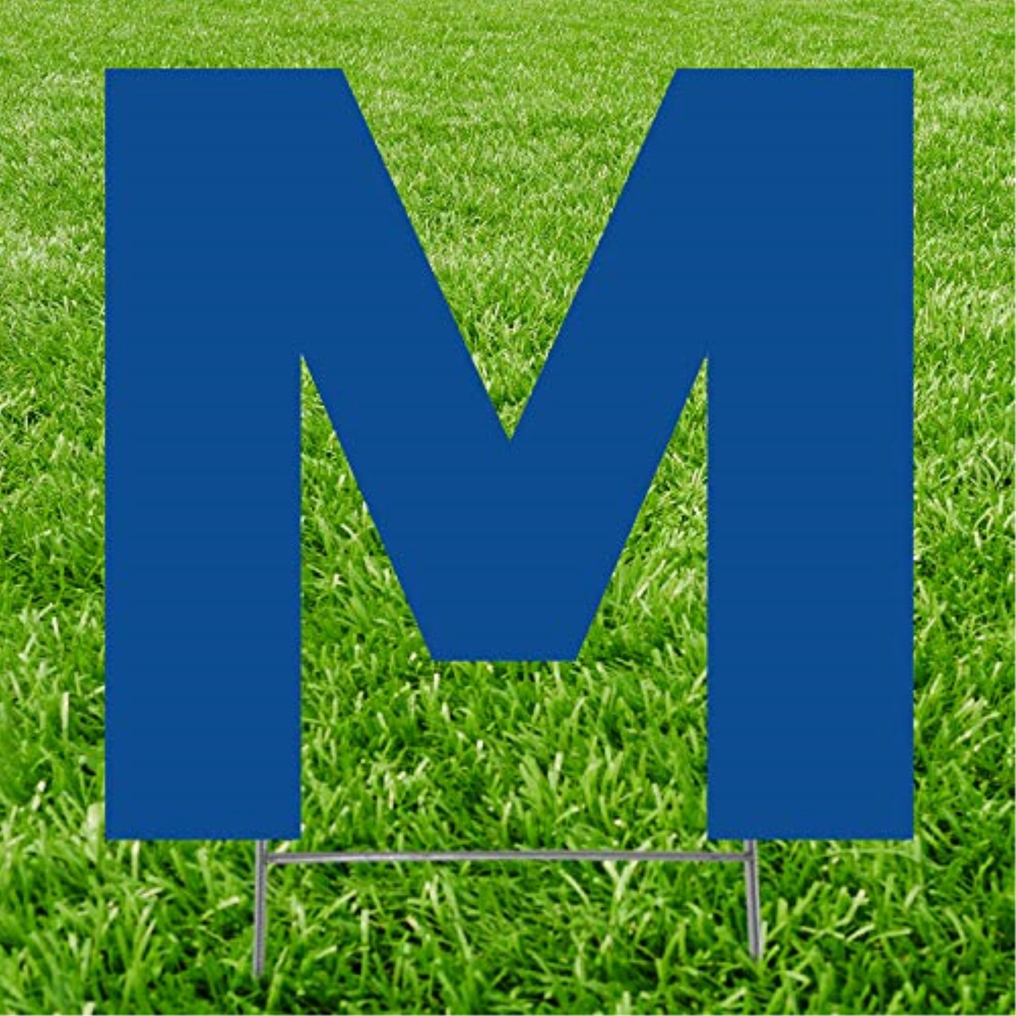 Blue Letter M 20 inches tall - Walmart.com