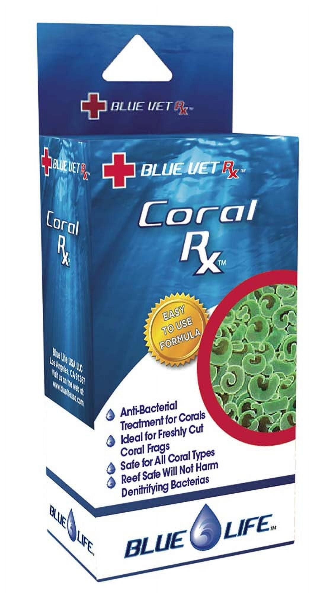 Blue Life Coral Rx Anti-Bacterial Treatment for Corals in Aquariums ...