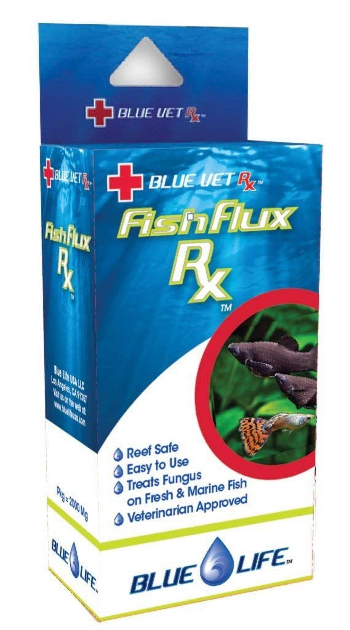 Blue Life FishFlux Rx Treats Fungus on Freshwater and Marine Aquarium ...