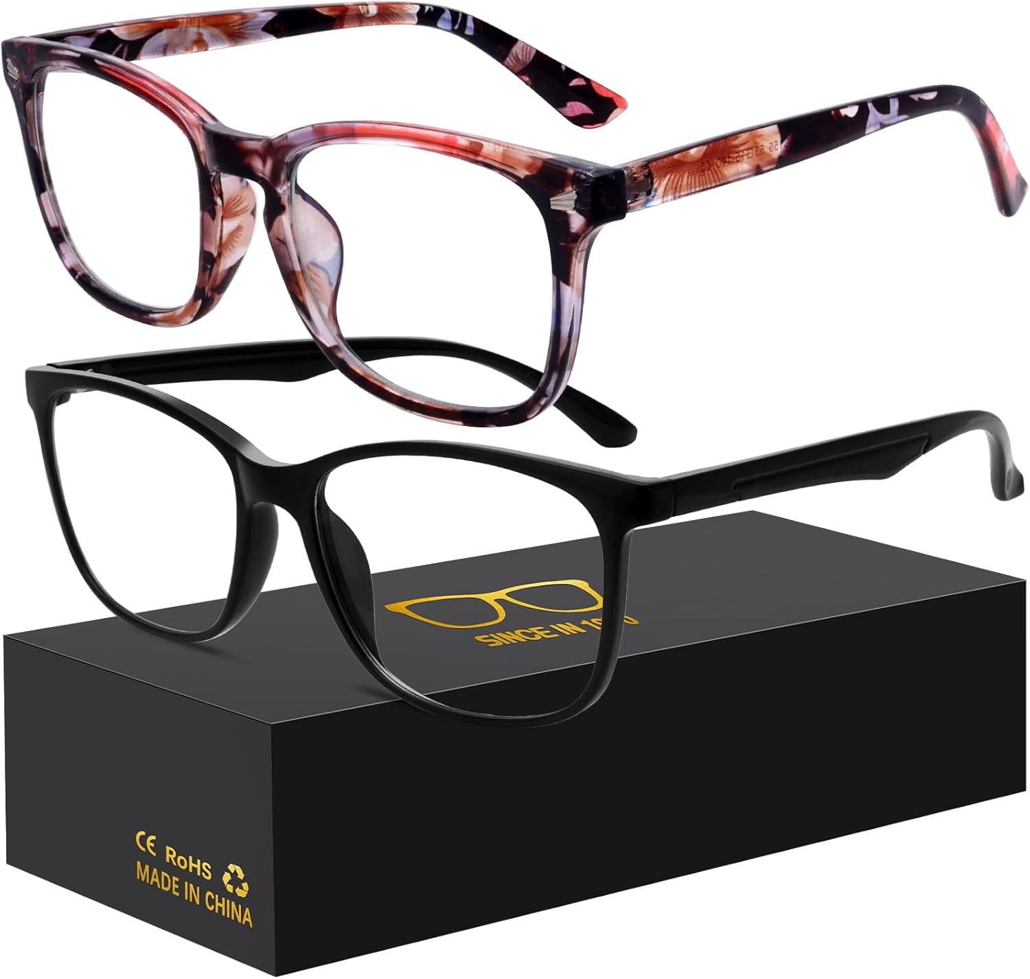 Blue-Light Blocking Glasses Computer Reading/Gaming/TV/Phones Glasses ...