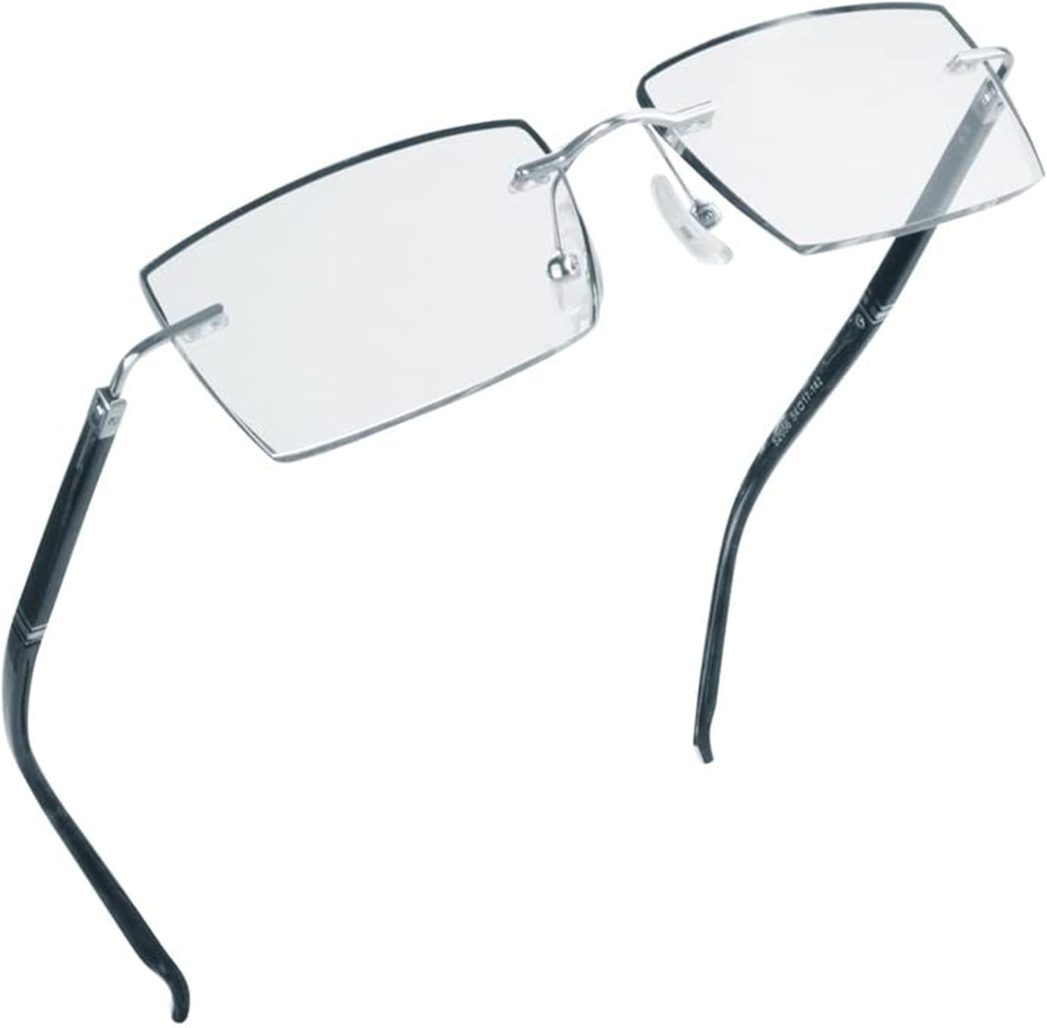 Blue Light Blocking Glasses, Computer Reading Glasses, Anti Blue Rays, Reduce Eyestrain, Rimless ...