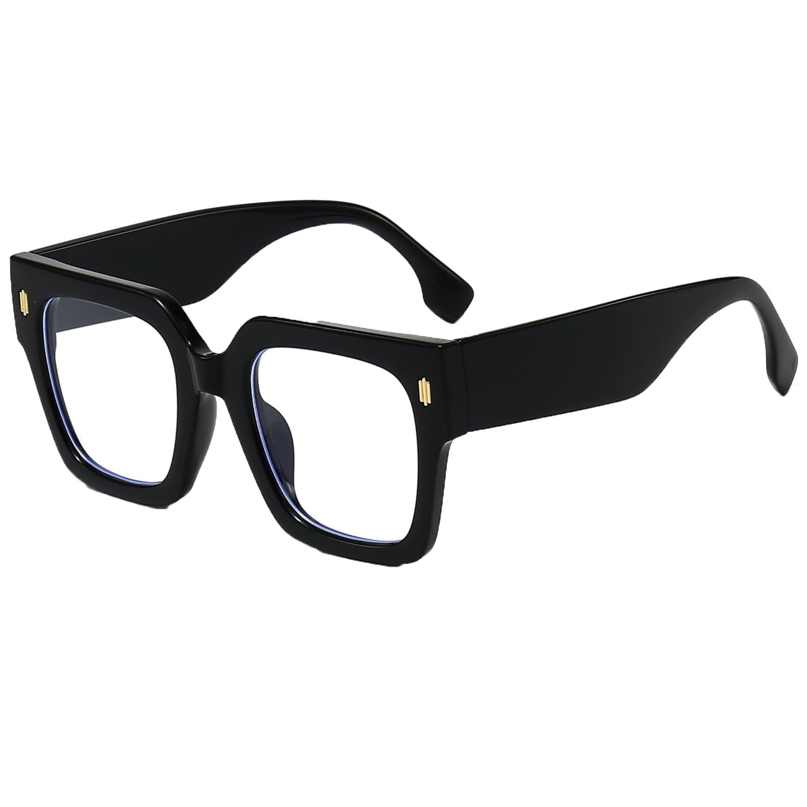 Blue Light Blocking Glasses Fashion Oversized Big Square Frame Computer ...