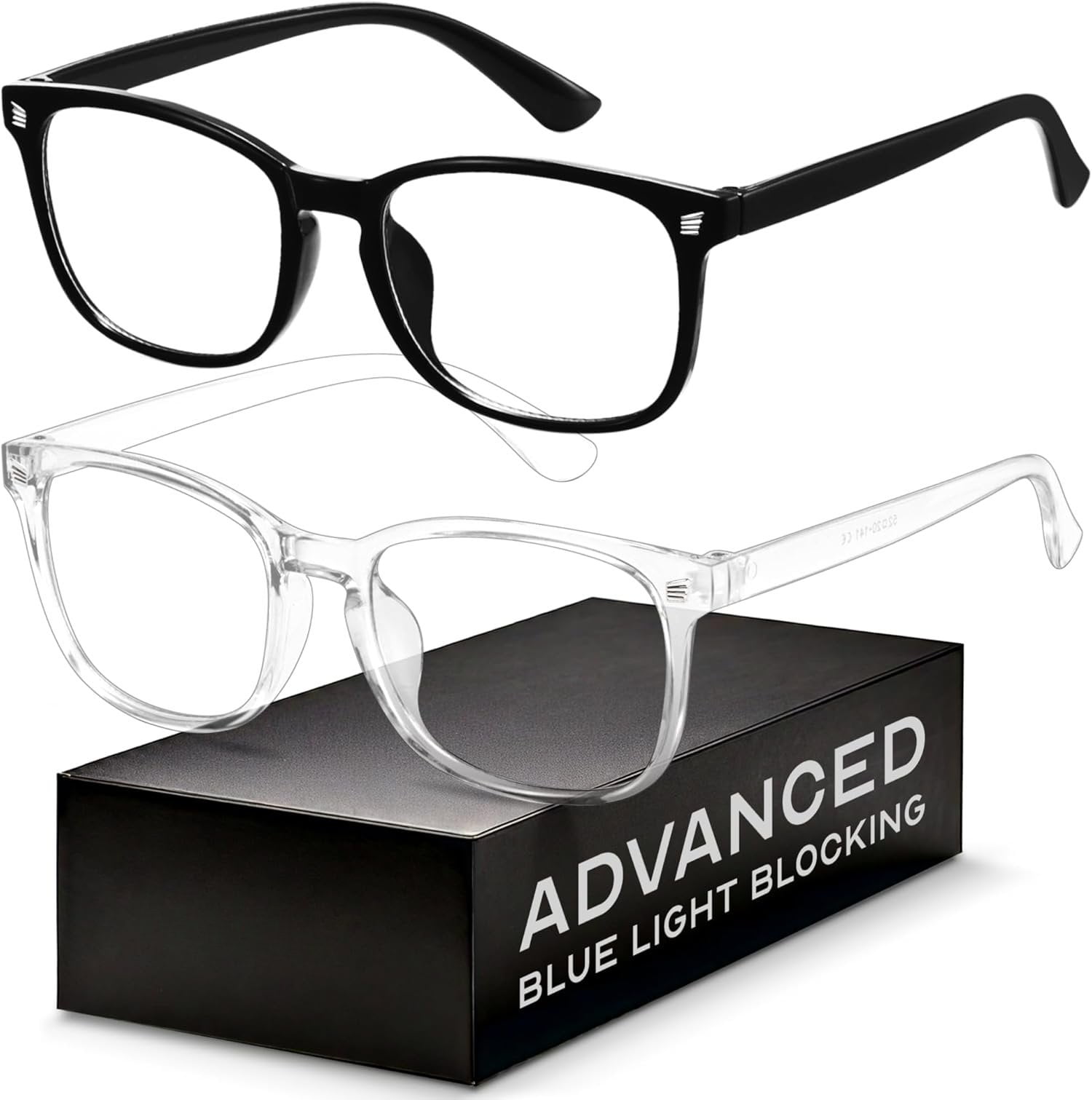 Blue Light Blocking Glasses - Fashion Square Eyeglasses, Anti UV Ray ...