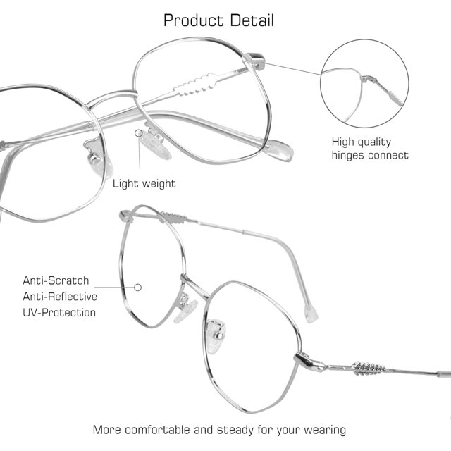 Blue Light Blocking Glasses For Computer Reading, Anti Glare Lenses ...