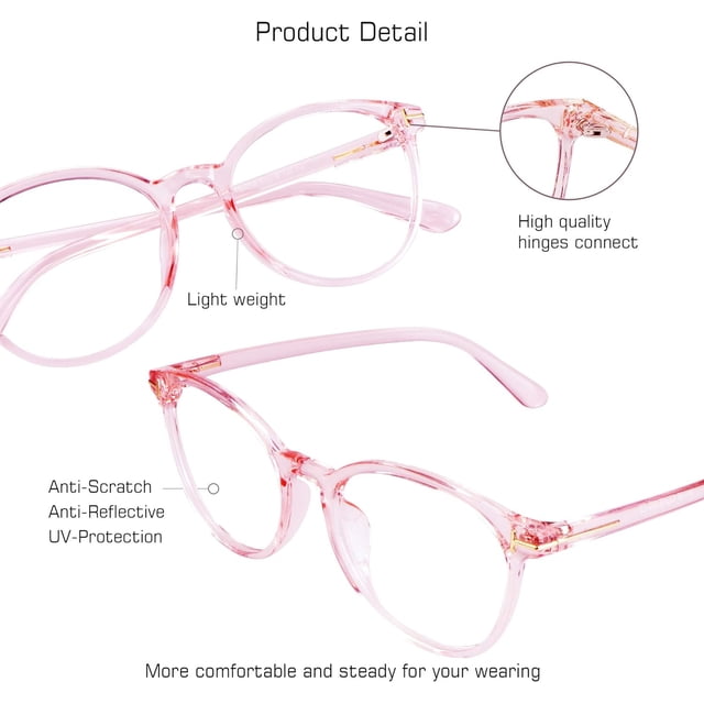 Blue Light Blocking Glasses For Women/Men, Computer Reading, Tv Glasses ...