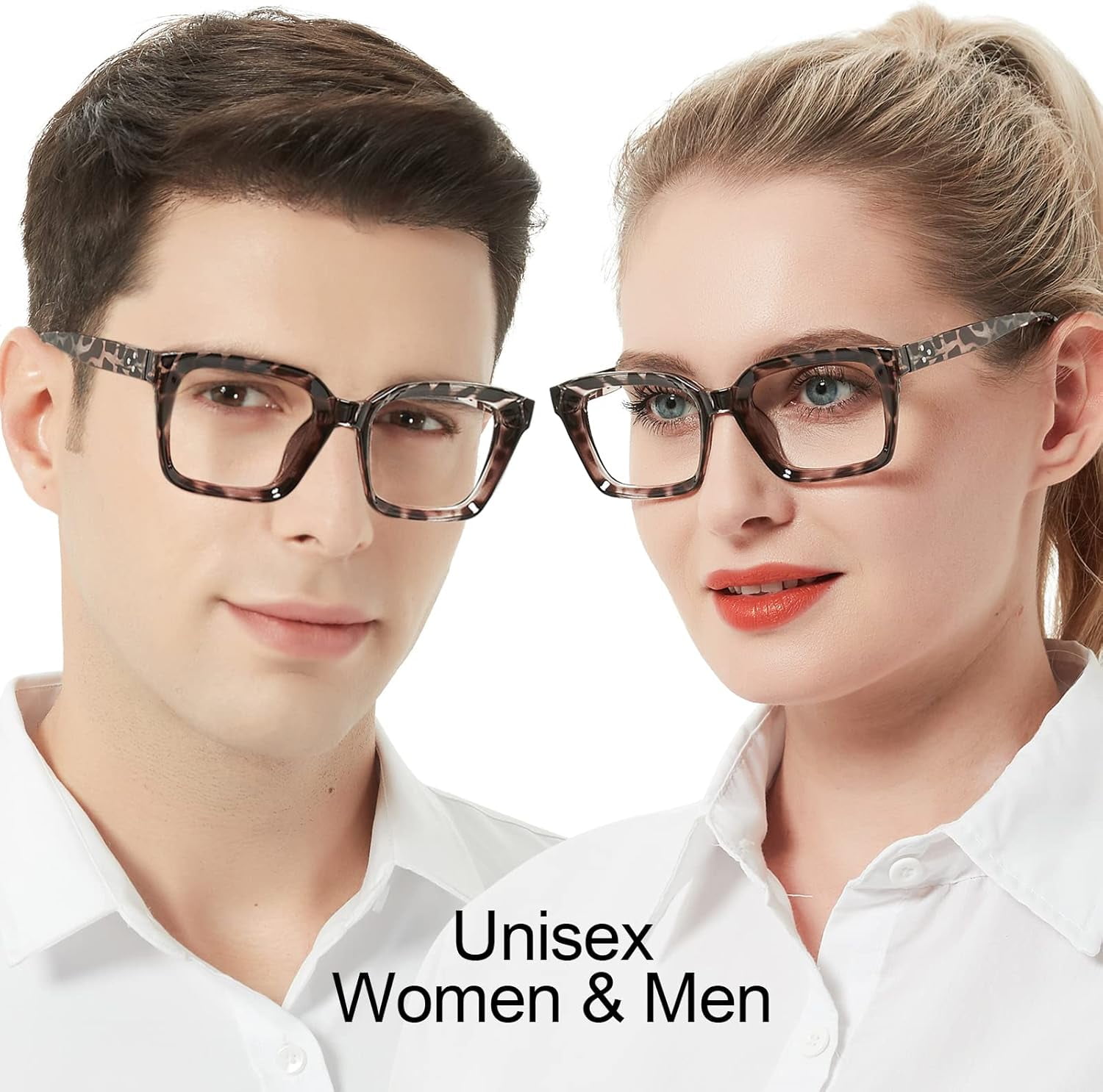 Blue Light Blocking Glasses Men Women Computer Glasses Fake Eyeglasses ...
