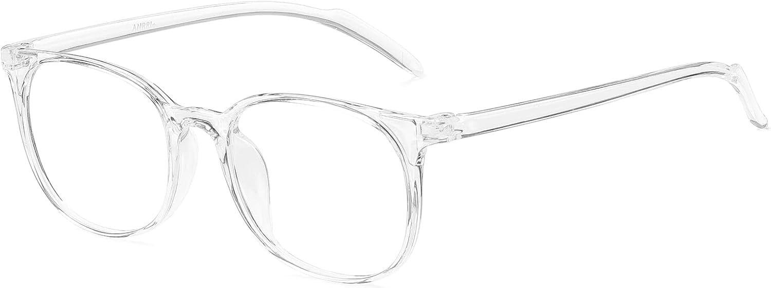 Blue Light Blocking Glasses Round Lightweight Eyeglasses Frame Filter ...