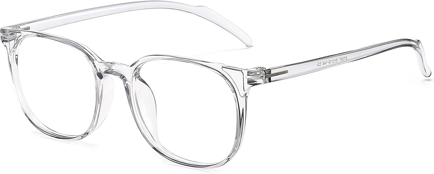 Blue Light Blocking Glasses Round Lightweight Eyeglasses Frame Filter ...