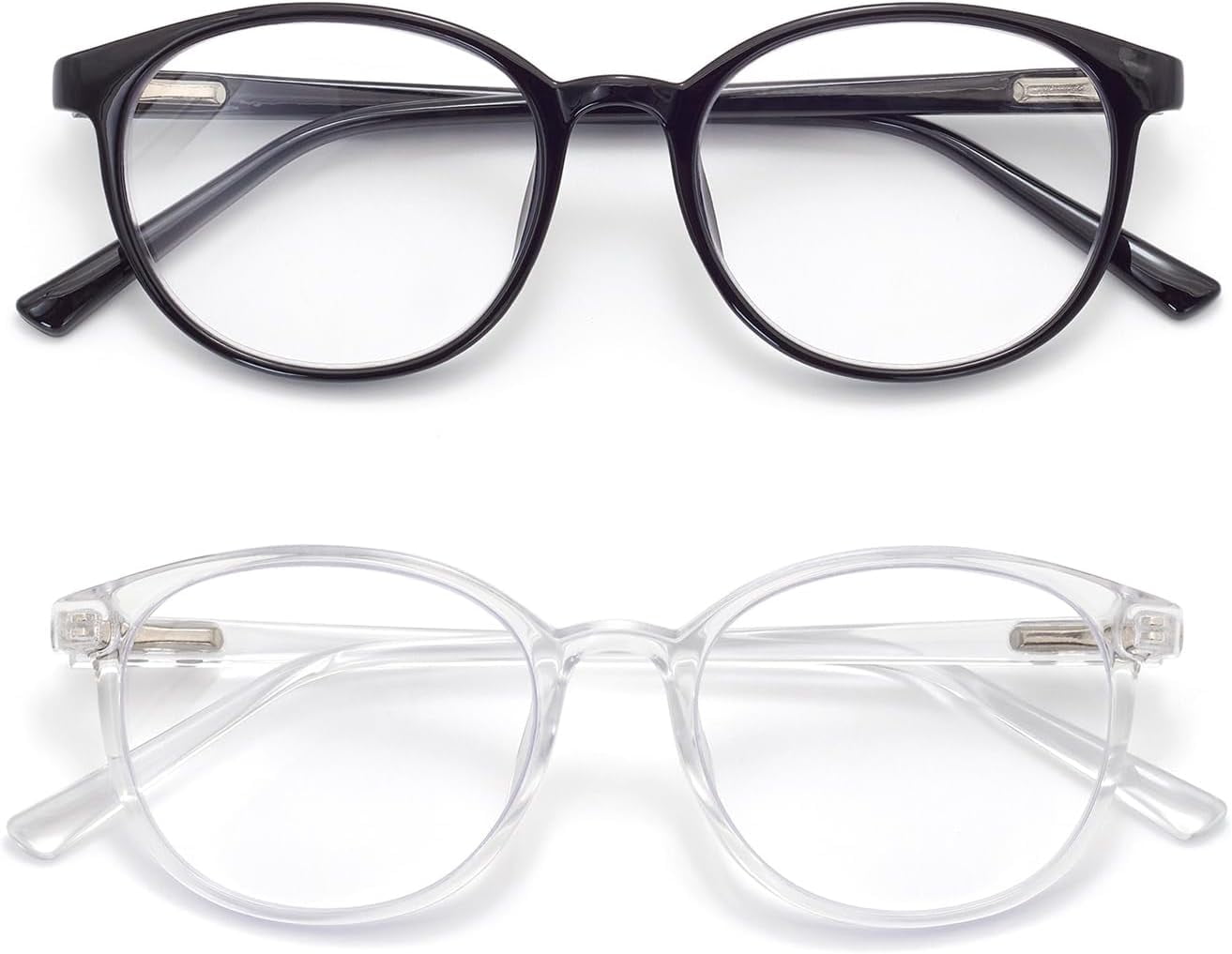 Blue Light Blocking Glasses Round Women Men Computer Glasses Anti Eye ...