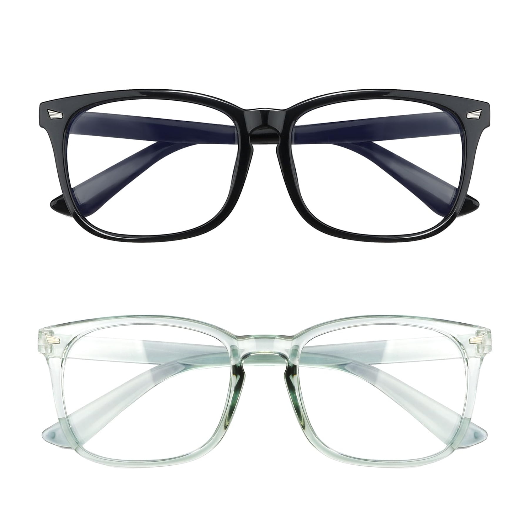 Blue Light Blocking Glasses for Screen Time, Anti Eye Strain Computer ...