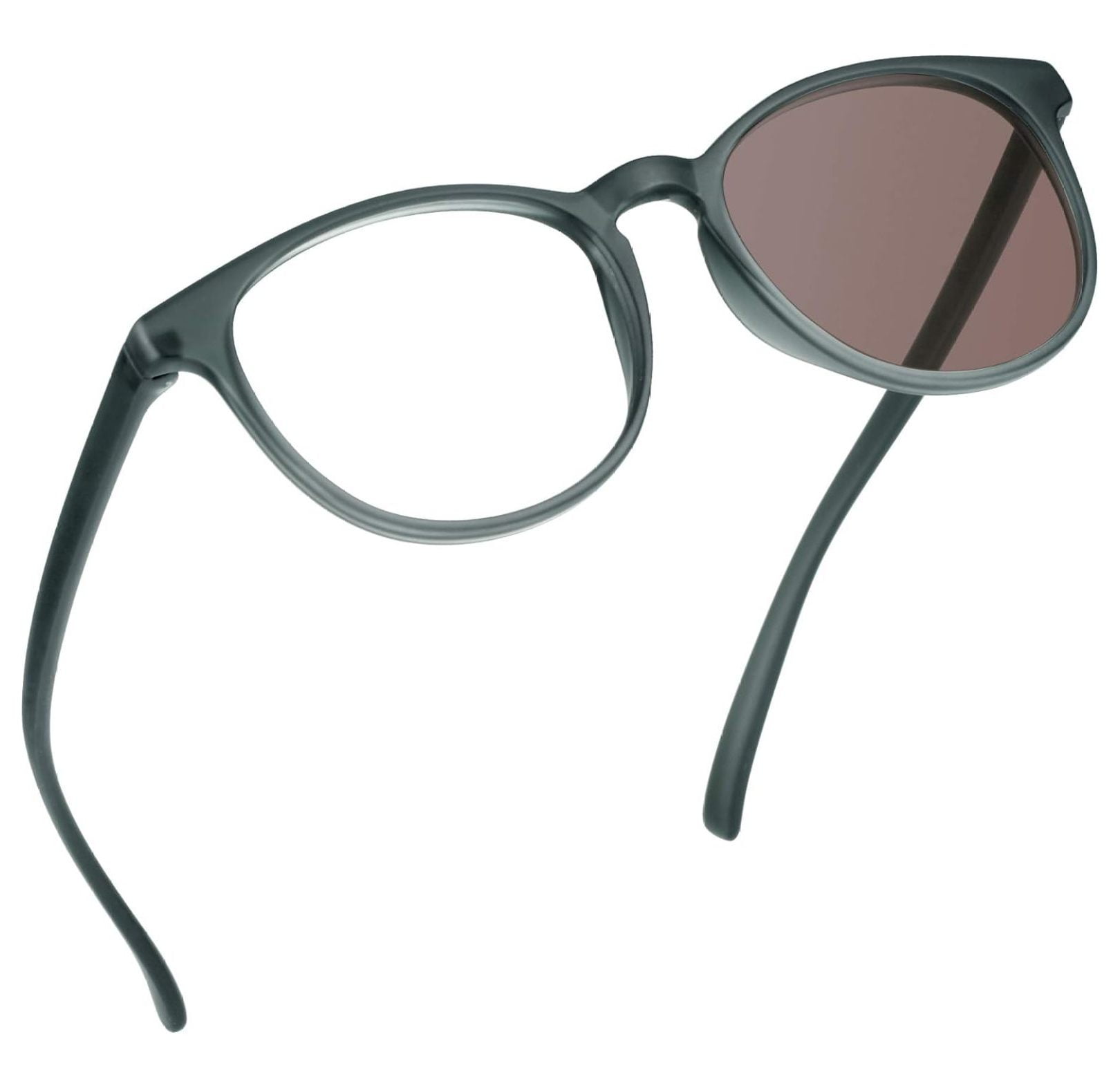 Blue Light Blocking Glasses, Spring Hinge Photochromic Brown Sunglasses ...