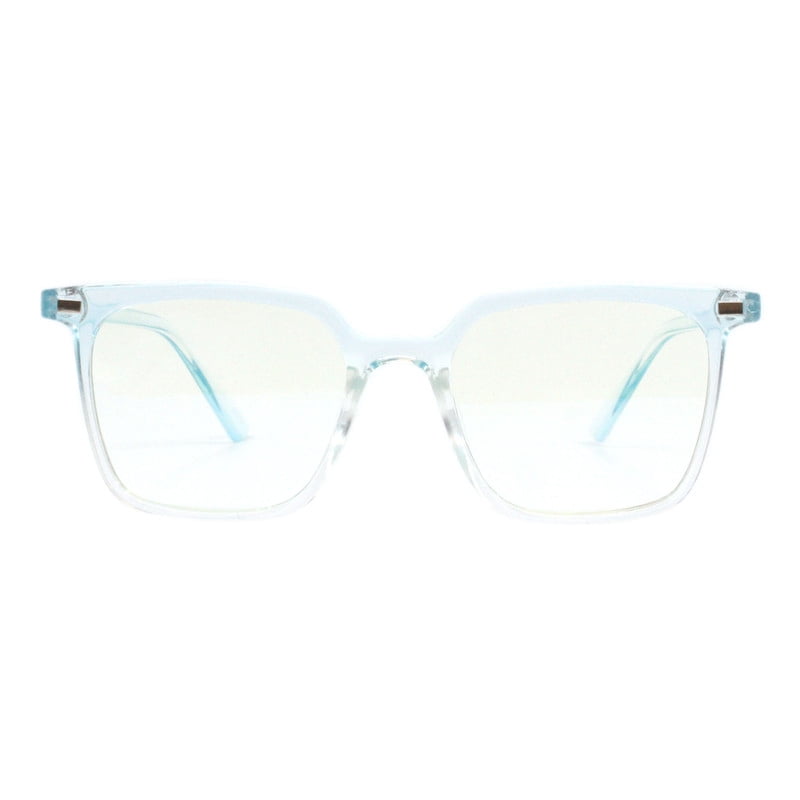 Blue Light Blocking Glasses Square Blue Clear Transparent Ombré Colors ...