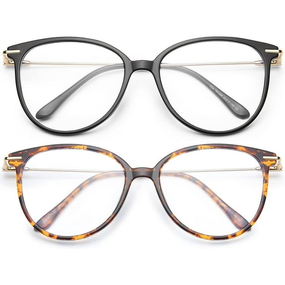 Blue Light Blocking Glasses - Trending Round TR90 Frames, , UV400 ...