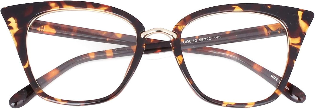 Blue Light Blocking Glasses, Women Cat Eye Computer Glasses Anti Glare ...