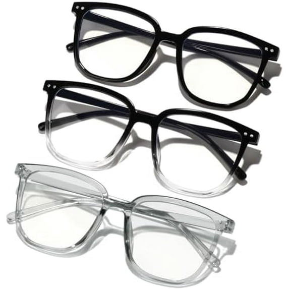 Blue Light Blocking Glasses for Women Men,Fashion Square Blue Blockers ...