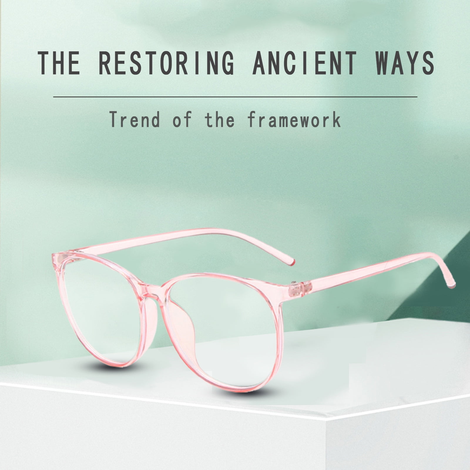 Blue Light Blocking Glasses for Women Men, Fashion Square Fake Nerd ...