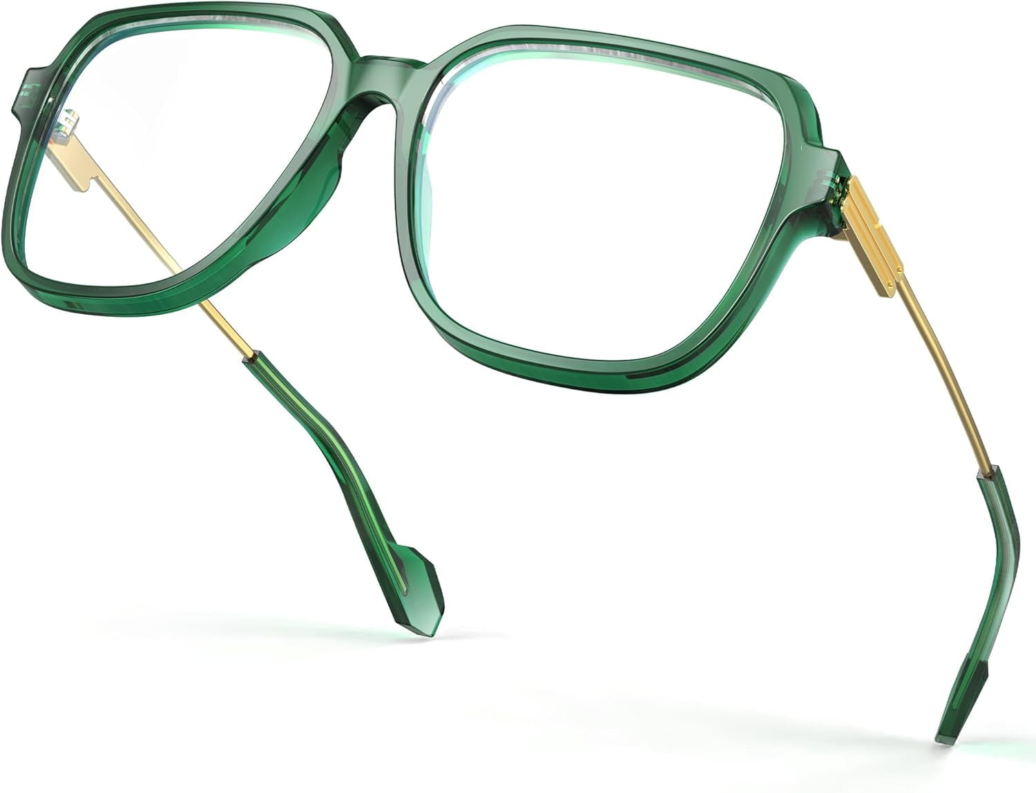 Blue Light Blocking Glasses with Chic Square TR90 Frame and Temple for ...