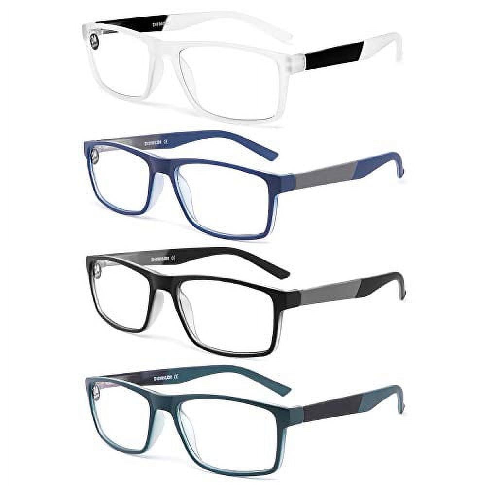 Blue Light Blocking Reading Glasses 4 Pack Computer Readers for Women ...
