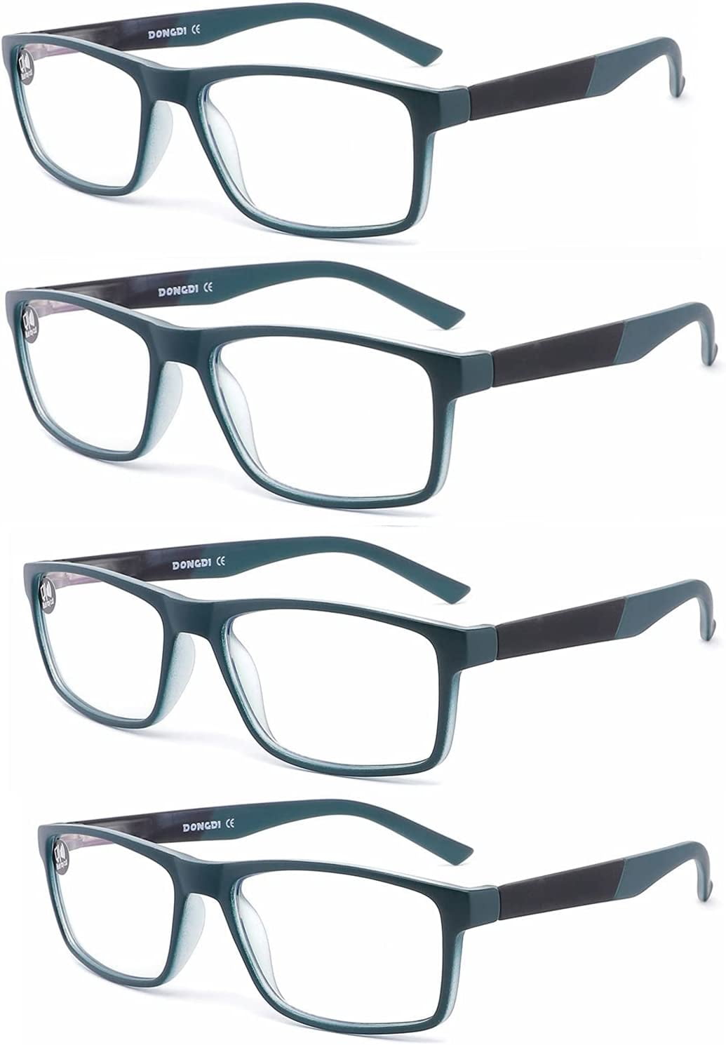 Blue Light Blocking Reading Glasses 4 Pack Computer Readers for Women ...