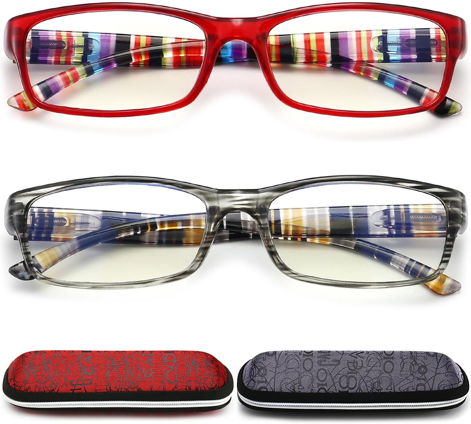 Blue Light Blocking Reading Glasses for Women,2 Blue Screen Computer ...