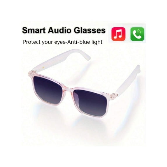 Blue Light Blocking Smart Audio Glasses, Magnetic Charging, 5.4 ...