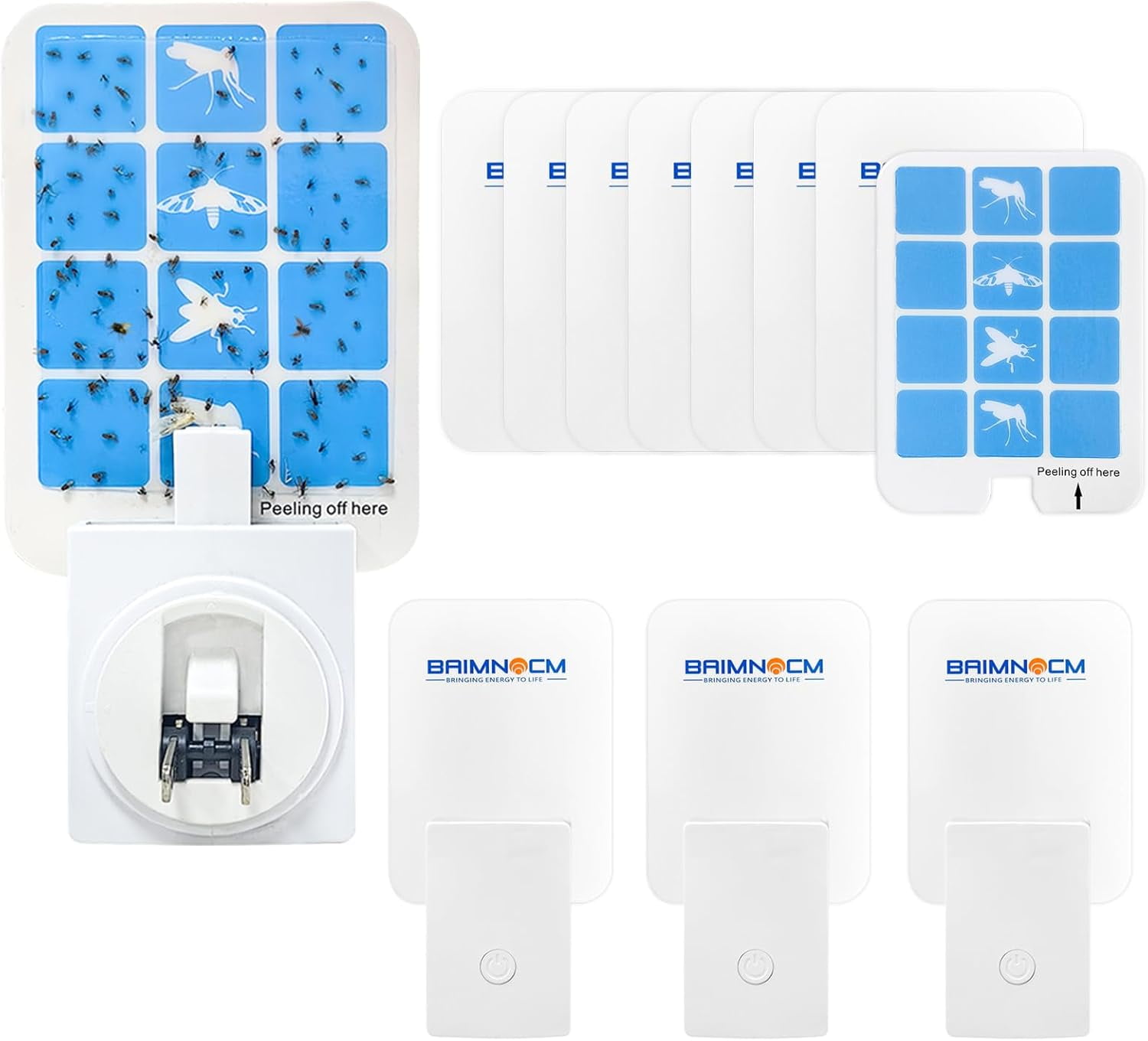 Blue Light Bug Catcher Indoor Plug in, Gnat Traps for House, Indoor Fly ...