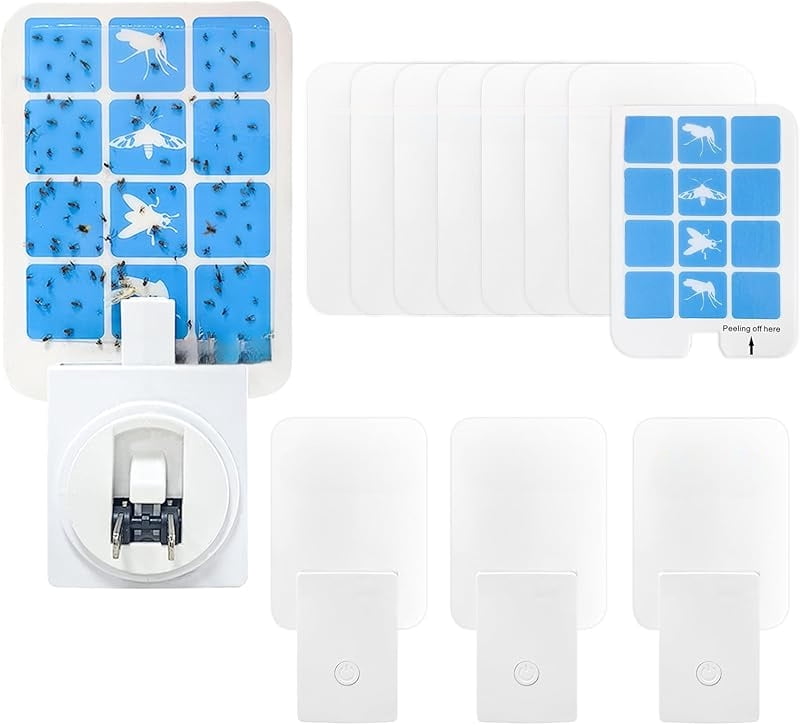 Blue Light Bug Catcher Indoor Plug in, Gnat Traps for House, Indoor Fly ...