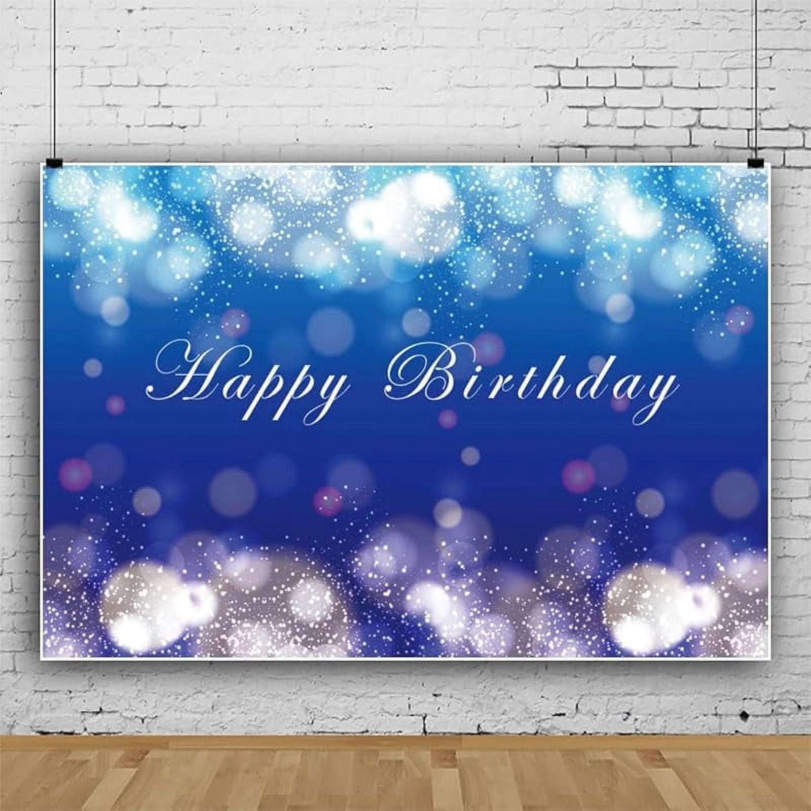 Blue Light Dots Dreamy Pattern Birthday Party Child Baby Photozone ...