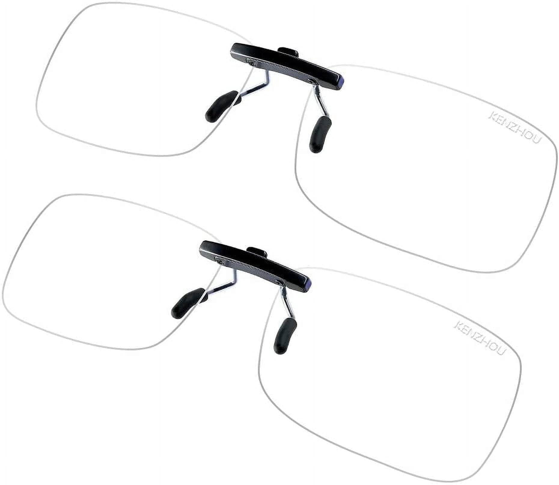 Blue Light Filter Clip-on Computer Reading Glasses UV Blue light Anti ...