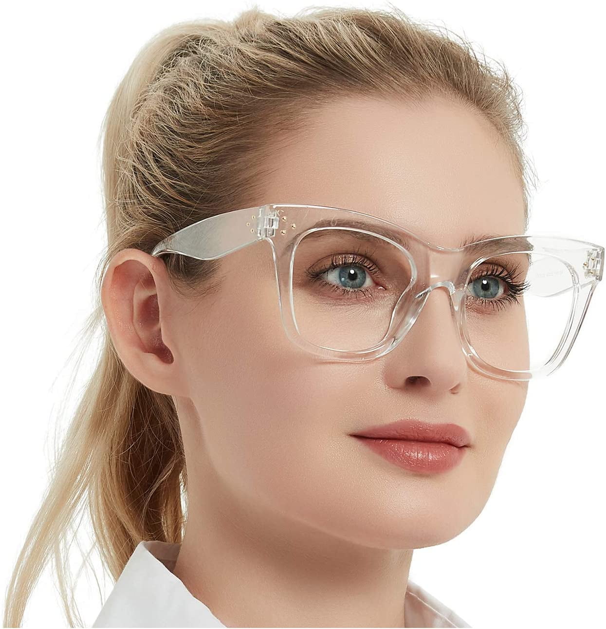 Blue Light Filter Glasses for Women Magnification Computer Use Durable ...