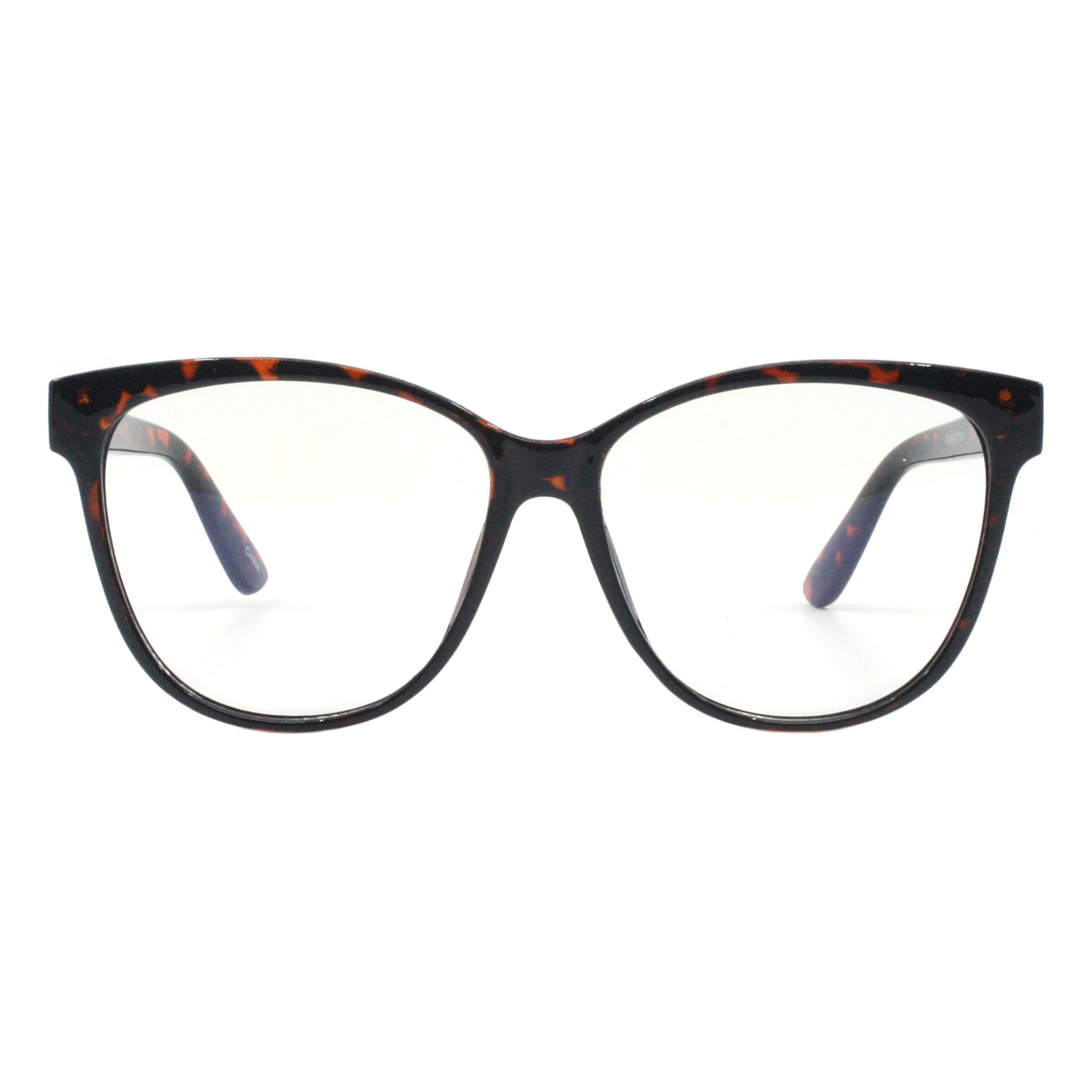 Blue Light Filter Lens Clear Glasses Women's Oversized Butterfly UV400 ...