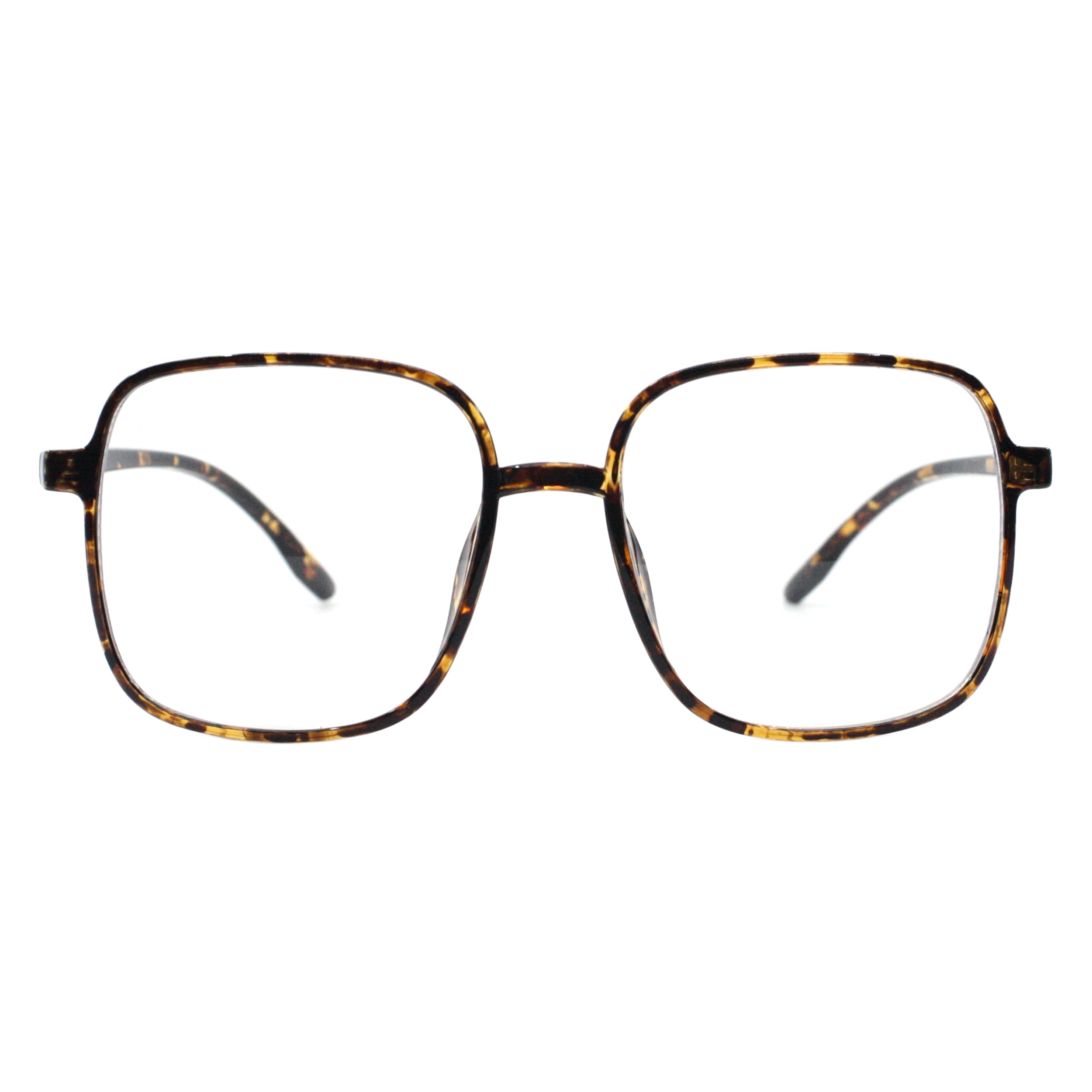 Blue Light Filtering Lens Glasses Thin Light Square Frame UV Protection ...