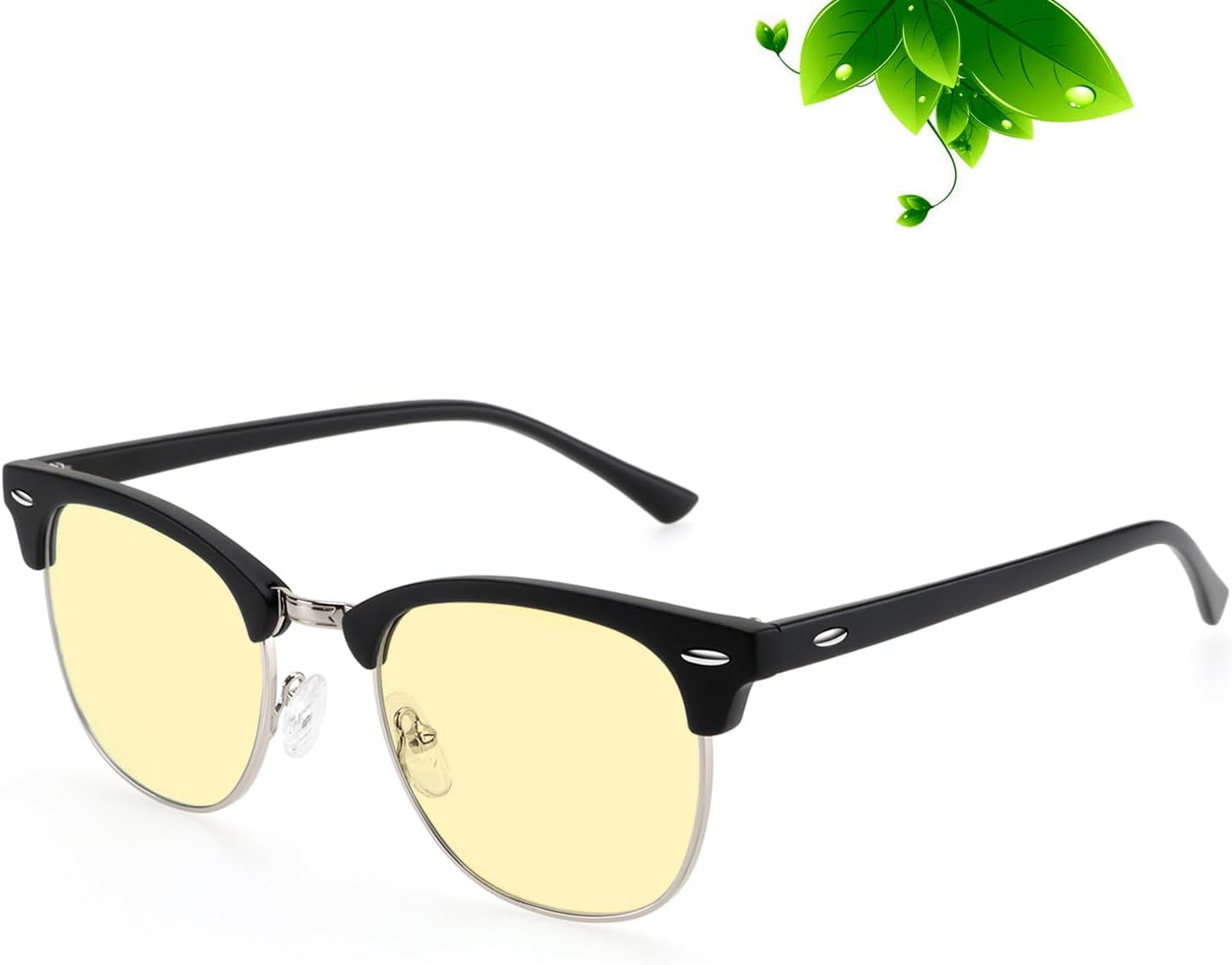 Blue Light Glasses Men Anti Eyestrain Lightweight Computer Gaming Blue ...