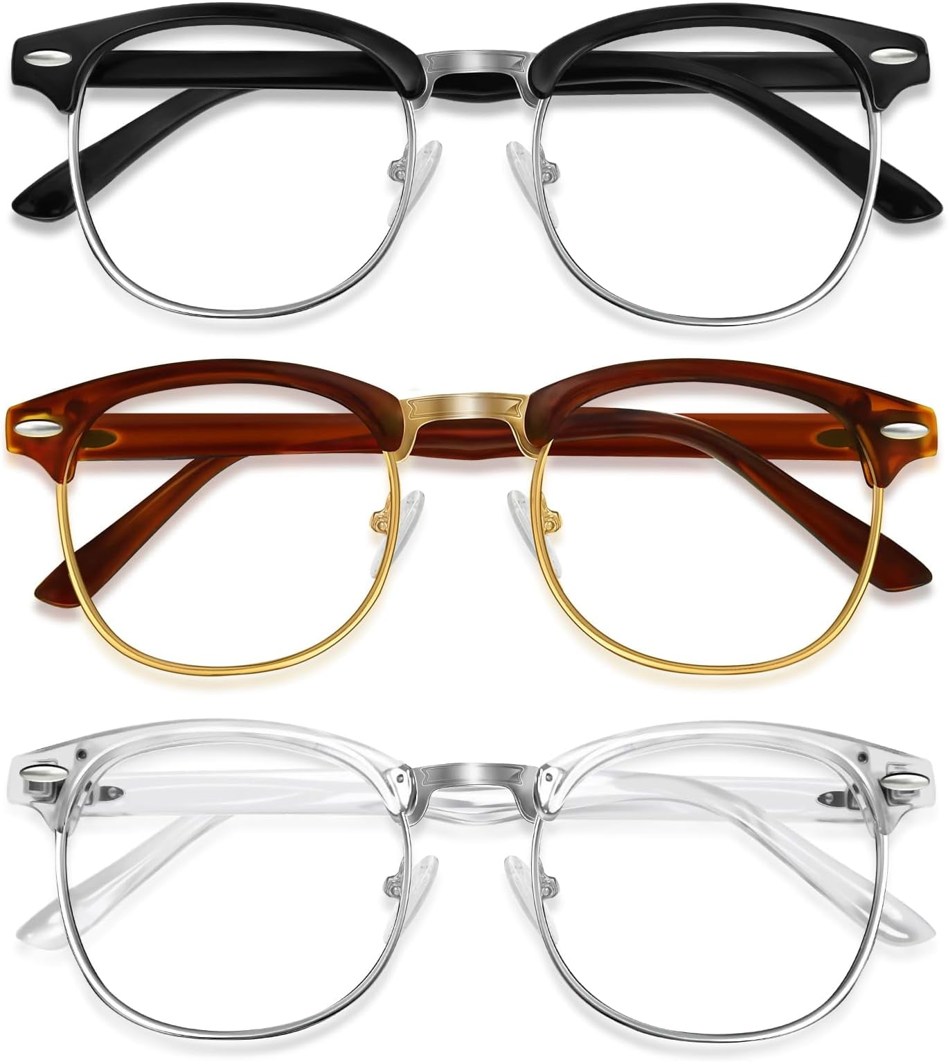 Blue Light Glasses Men and Woman, 99% Blue Light Blocking Glasses for ...