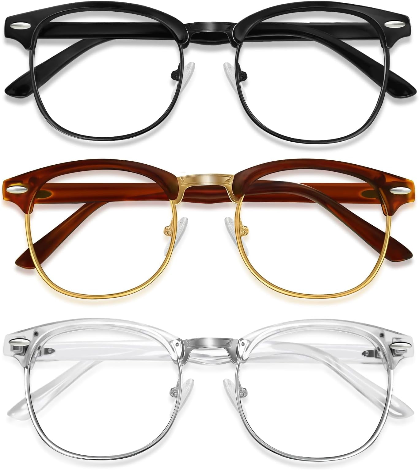 Blue Light Glasses Men and Woman, 99% Blue Light Blocking Glasses for ...