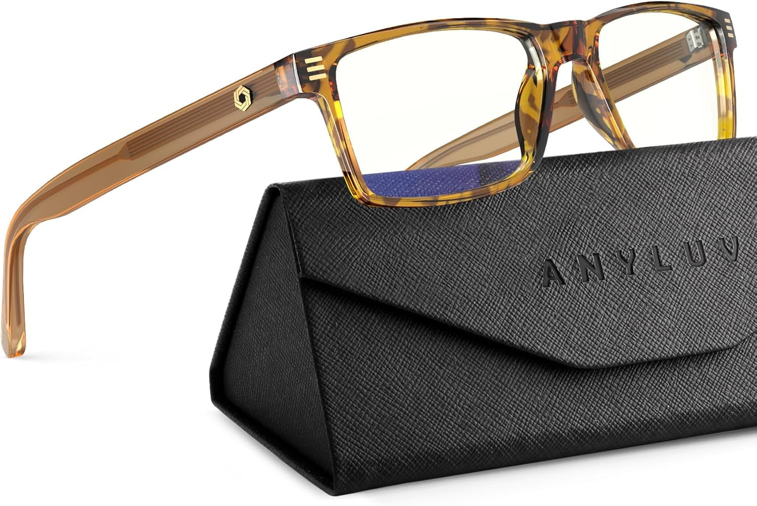 Blue Light Glasses for Men & Women, Lightweight Stylish Blue Light ...