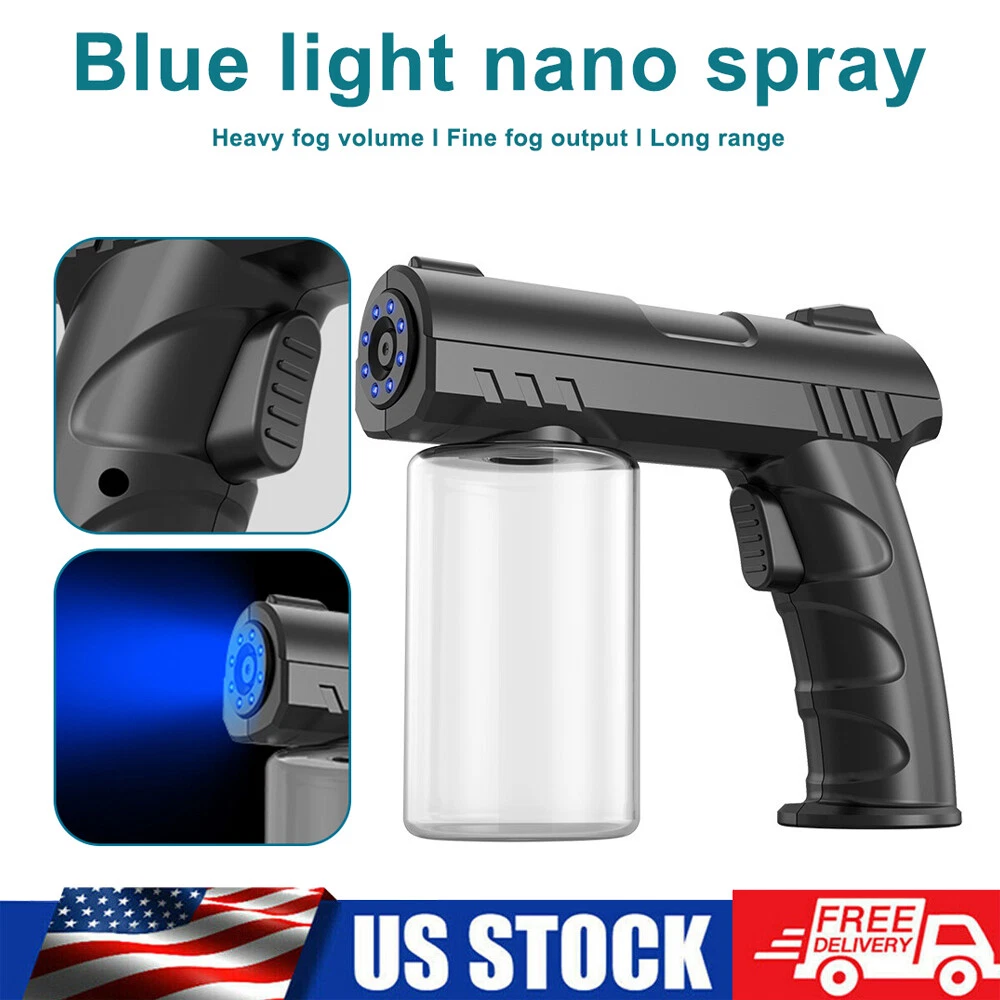 Blue Light Nano Steam Fogging Disinfectant Sprayer Gun For Home ...