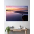 Blue Light Poster Wall Art Modern Wall Decor For Living Room Bedroom ...