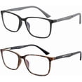 Blue Light Reading Glasses for Men，Sport Square Frame Readers, Anti ...