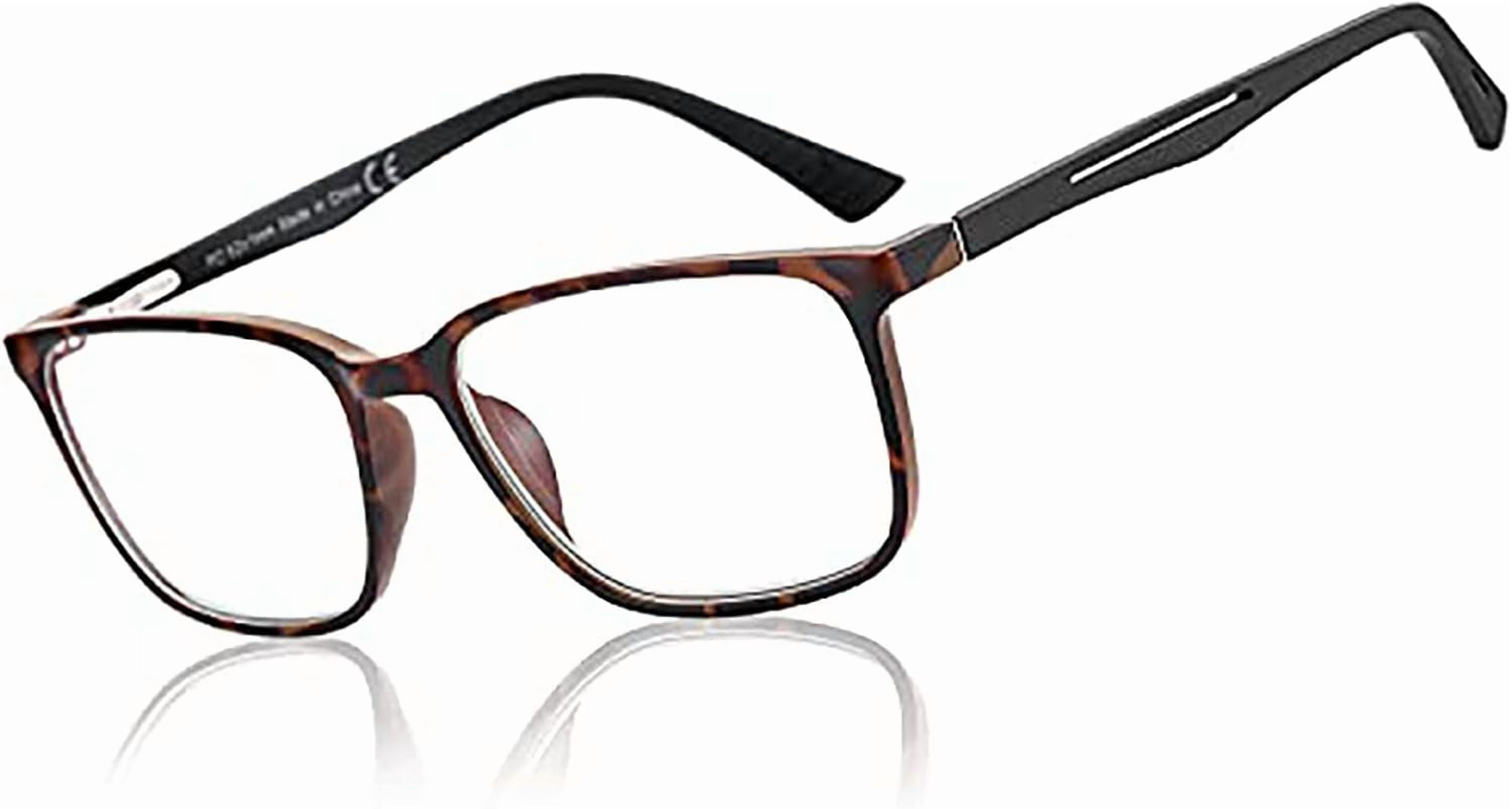 Blue Light Reading Glasses for Men，Sport Square Frame Readers, Anti ...