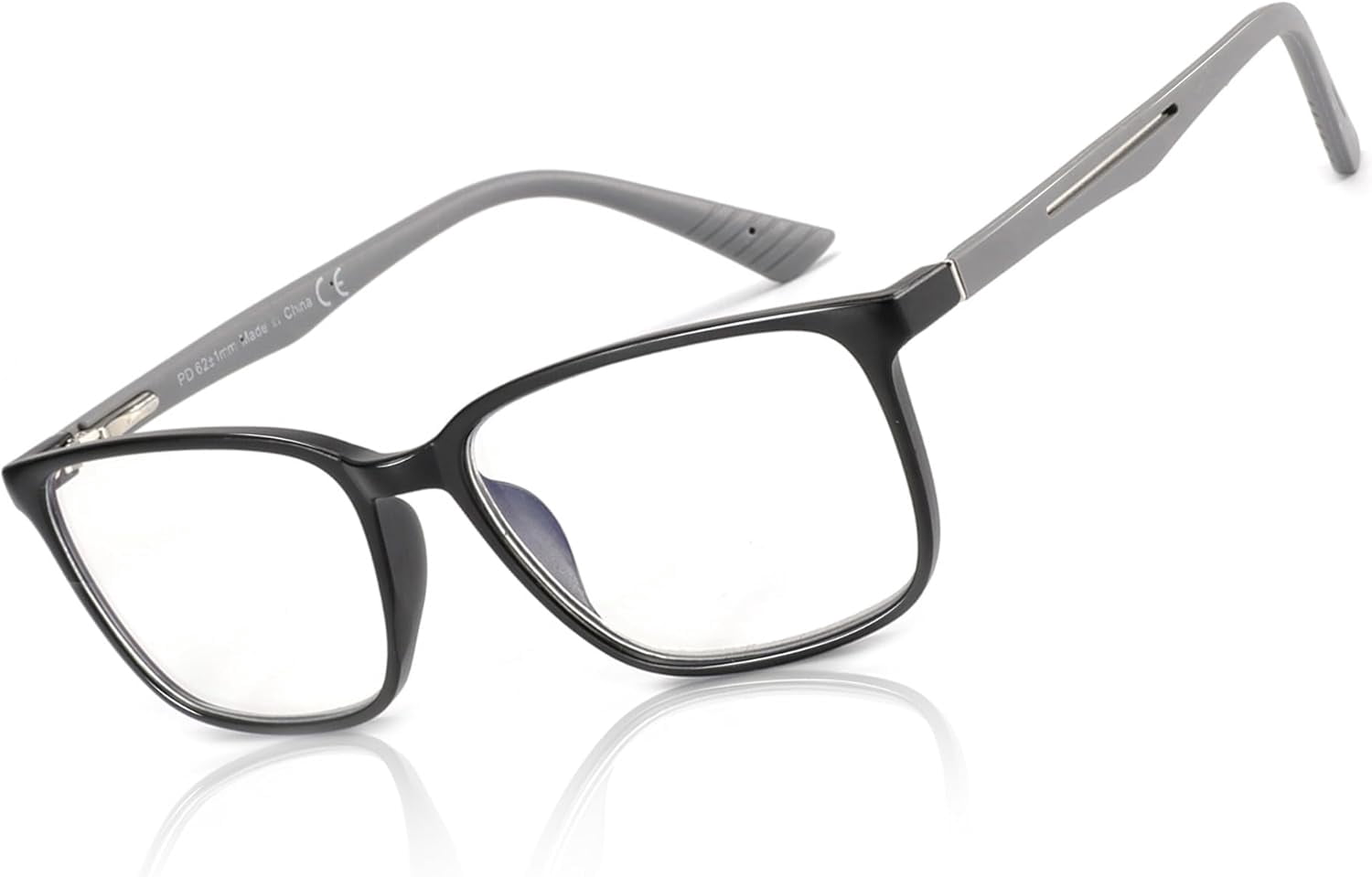 Blue Light Reading Glasses for Men，Sport Square Frame Readers, Anti ...