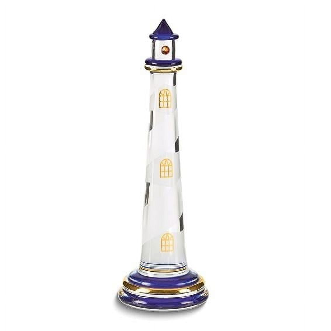 Blue Lighthouse Glass Figurine - Walmart.com