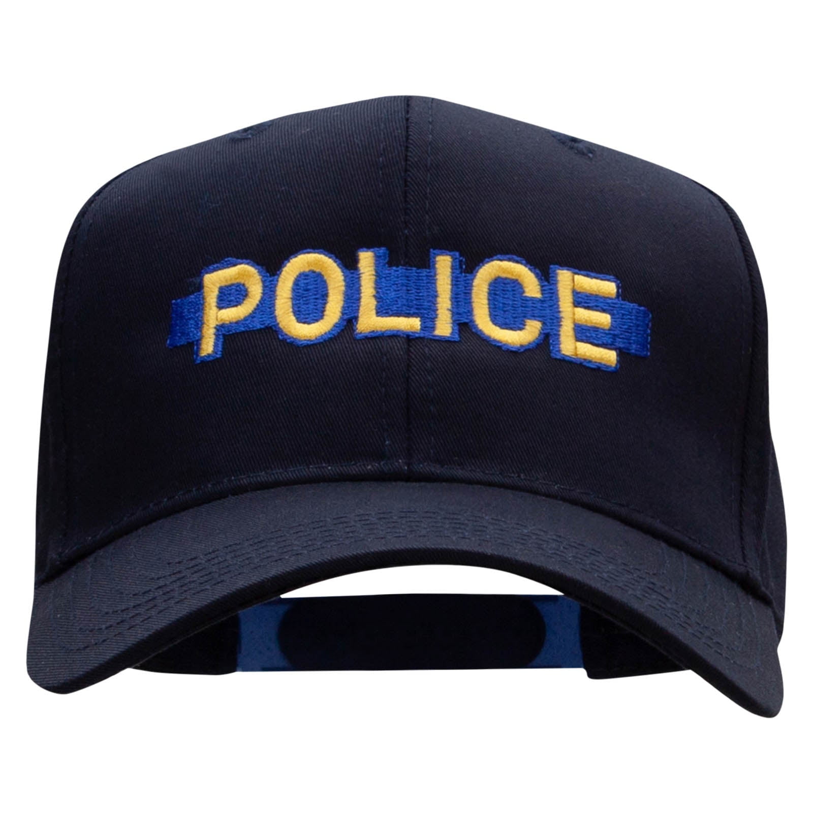 Blue Line Police Solid Cotton Twill Low Profile Snap Cap - Navy OSFM ...
