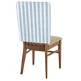 Blue Linens Chair Back Covers Set of 4 Modern Abstract Stripes ...